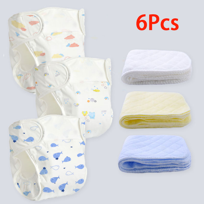 Newborn Cotton Diapers for Babies with Cotton Diapers Insert Pads Buy ...