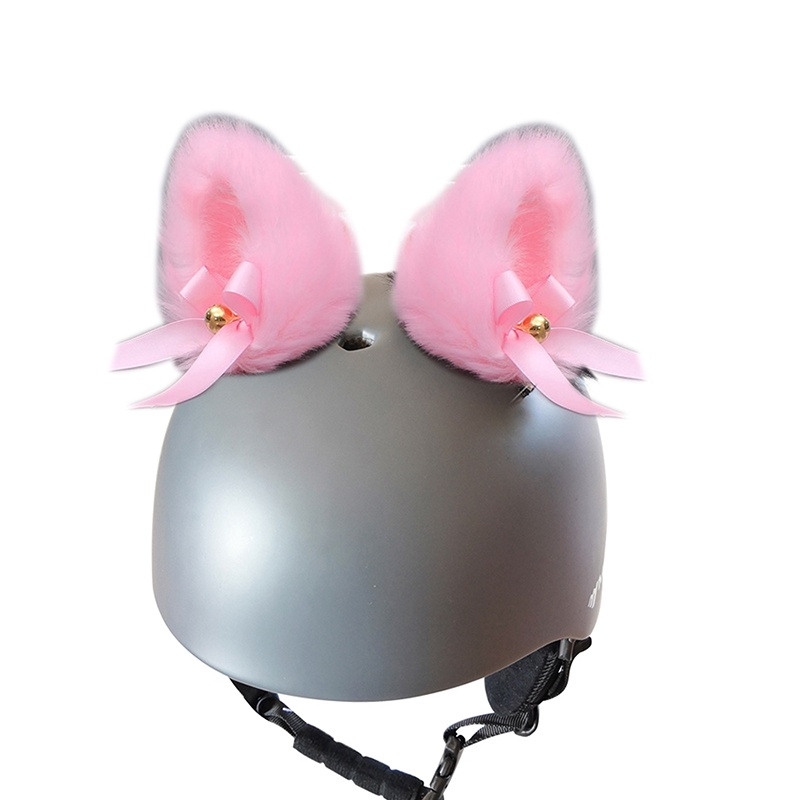 Cute Helmet Cat Ears Helmet Accessories Decoration Fox Ear for ...