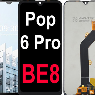 Original For Tecno Pop 6 Pro LCD Display Touch Screen Digitizer Full ...