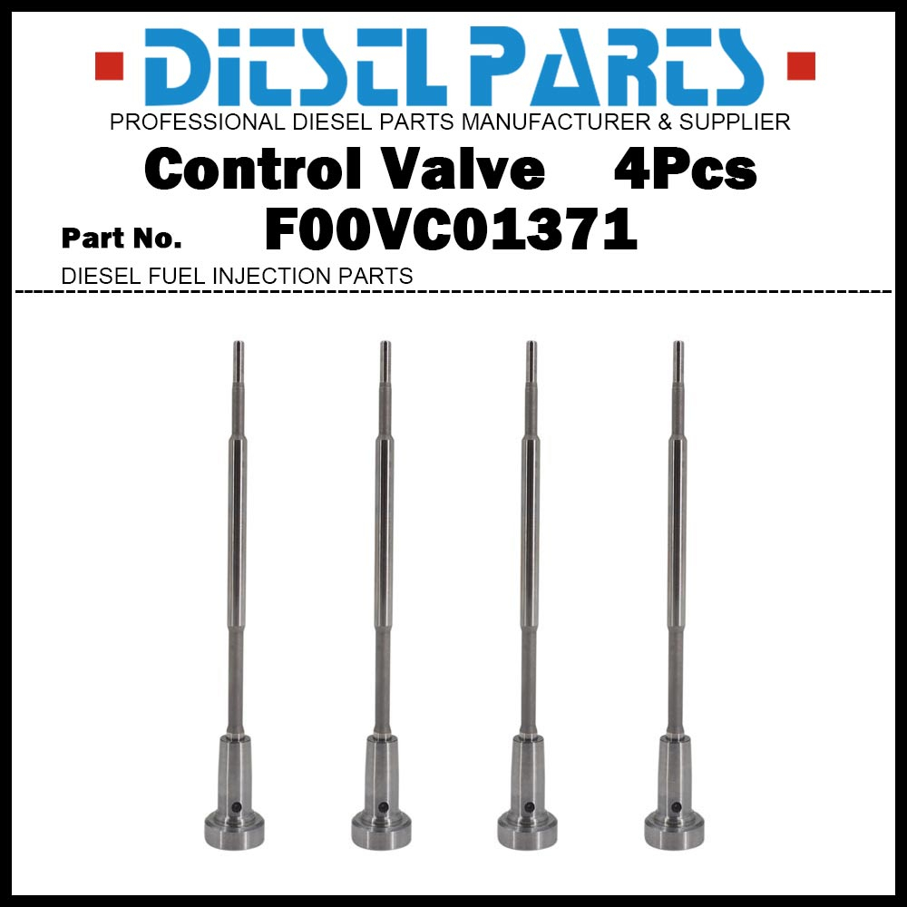 4Pcs Common Rail Injector Control Valve F00VC01371 for Fuel Injector ...