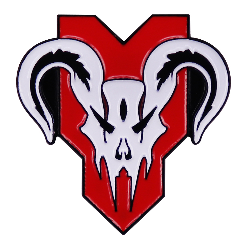 game Apex Predators skull logo enamel pin brooch badge Backpack Collar ...