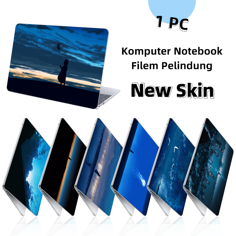 1PC Hot 2D Animation Scenery Laptop Sticker Laptop Skin For All 14"15 ...
