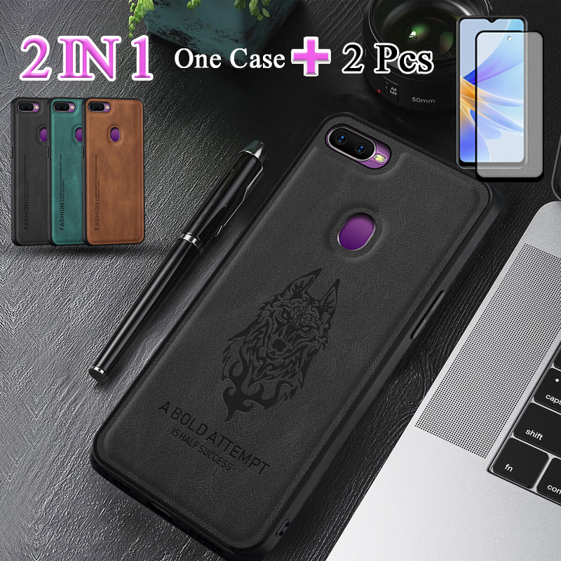 2 IN 1 For OPPO F9 F9 Pro A7X Printed Fashion Case With Two Piece ...