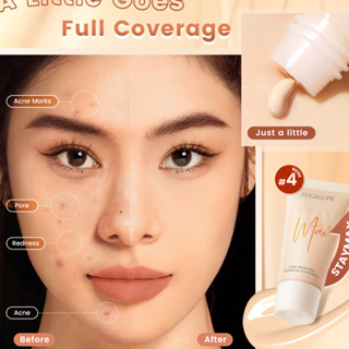 FOCALLURE Foundation Long Wear High Coverage Oil Control Face Makeup 8 ...