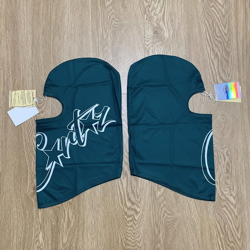 Corteiz Ski Mask Balaclava Face Cover White 嘻哈印花面罩 匪帮风格头套 UKDrill风格 ...