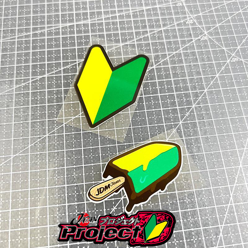 JDM Style Car Reflective Sticker Motorcycle Decals JDM Logo Stickers ...