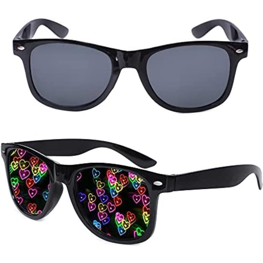 10pcs Ultimate Diffraction Glasses Light Shows 3D Prism Effect EDM ...