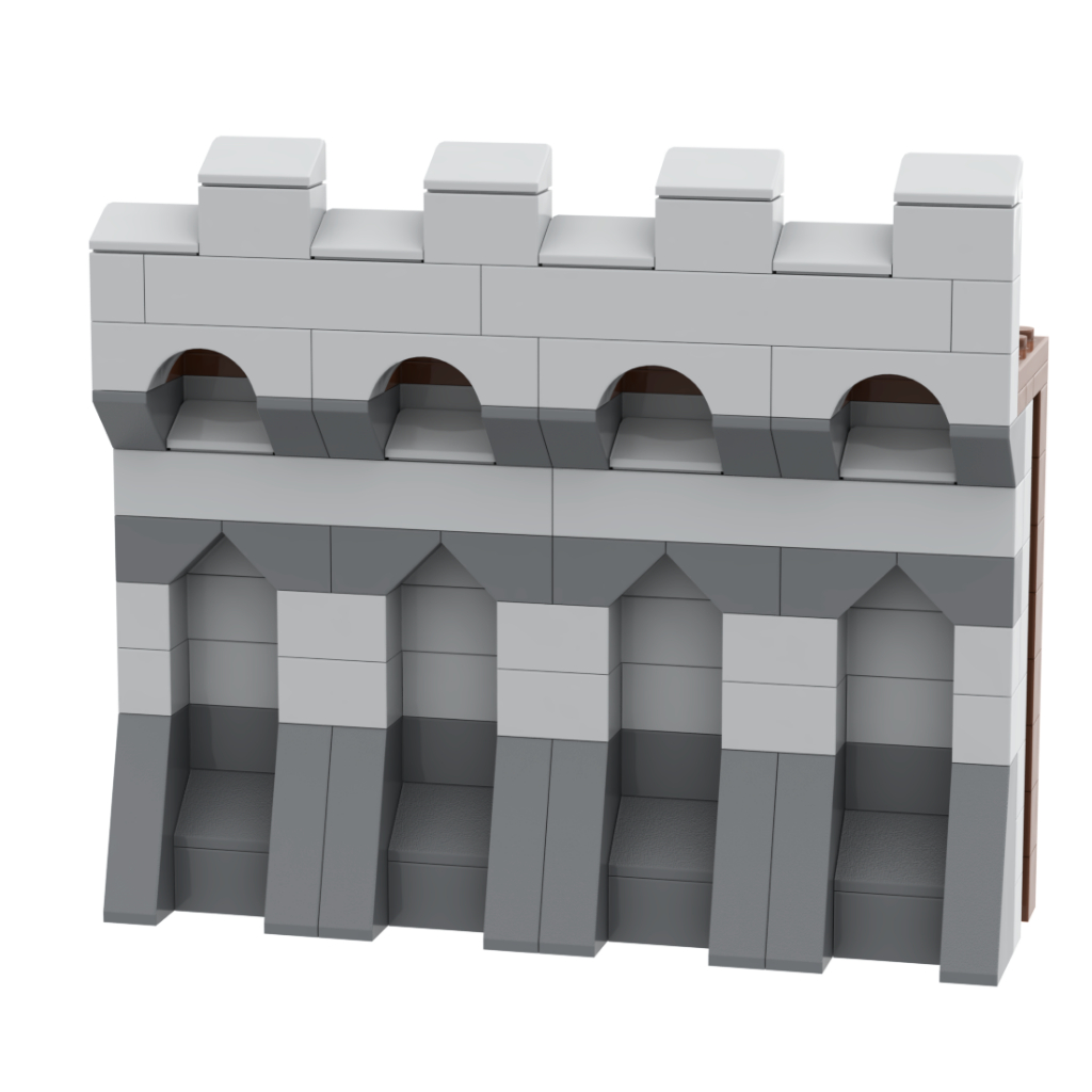 Walls Medieval Middle Age Building Blocks Toy Collection Kids Assembly ...