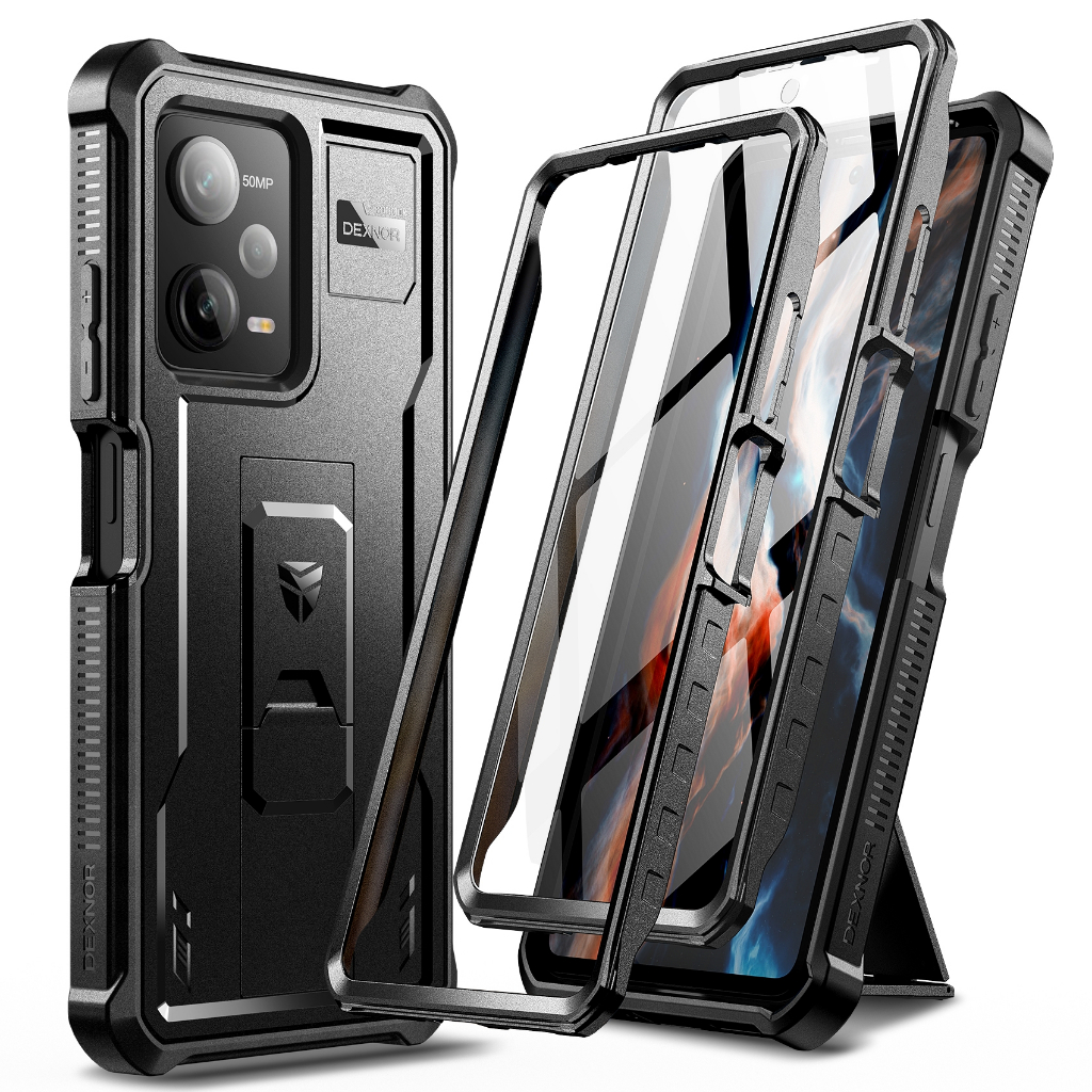 Dexnor Full Body Case for Xiaomi Redmi Note 12 Pro Case/Xiaomi POCO X5 ...