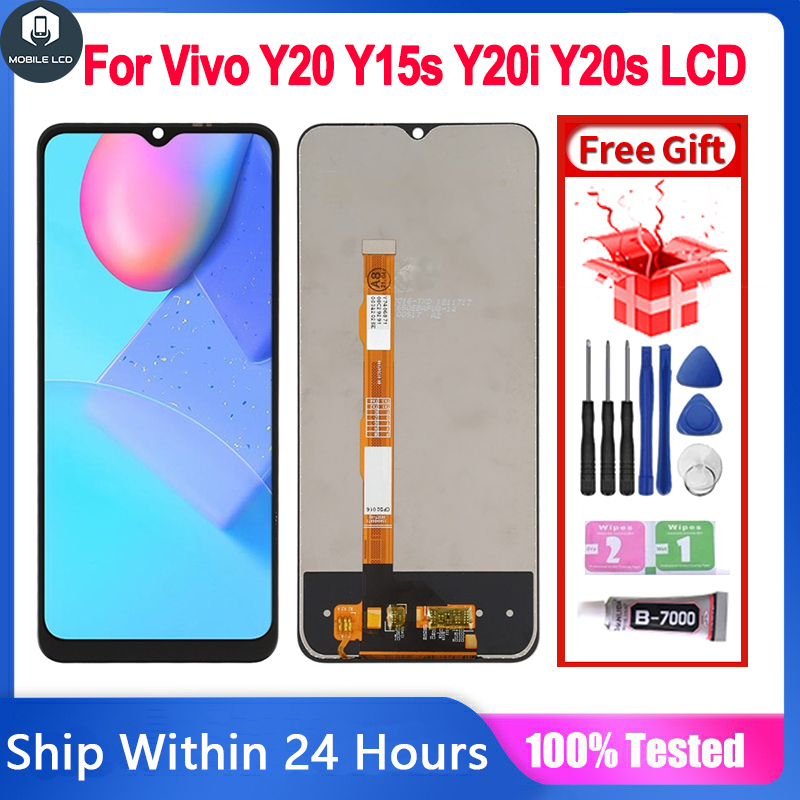 100% Tested LCD For Vivo Y20 Y15s Y15A Y12A Y12s Y20A Y20i Y20s Y20sg ...
