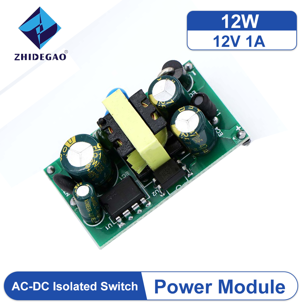 12V 1A 12W Isolated switch power supply module AC 220v to 12v DC for ...