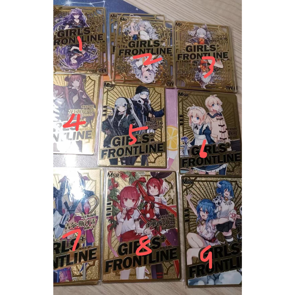 Goddess Card Anime Girls Frontline Metal | Shopee Philippines