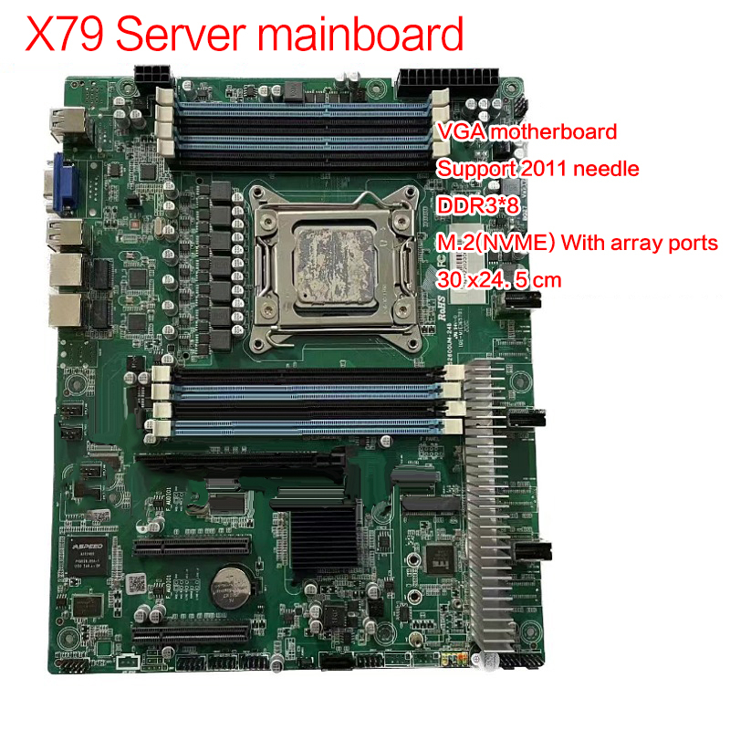 S2600UM-24B Main Board 2011 Pin X79 Server Main Board with MSATA M.2 ...