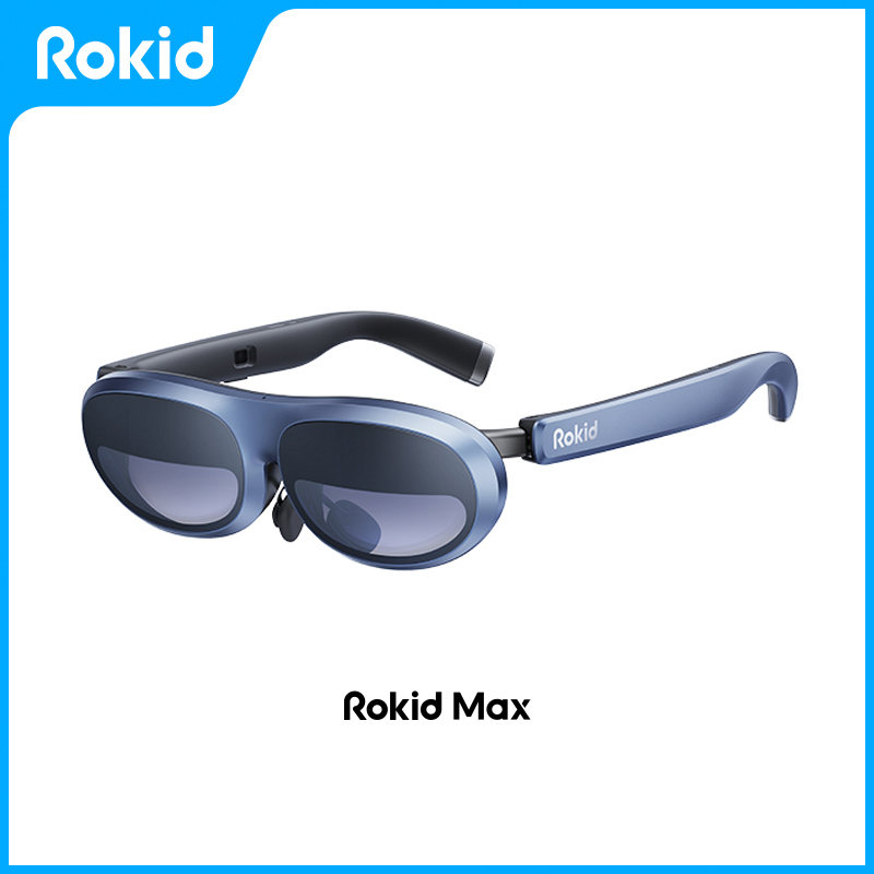 Rokid Max AR 3D Smart Glasses Micro OLED 215”Max screen 50° FoV Viewing For Phones/Switch/PS5 ...