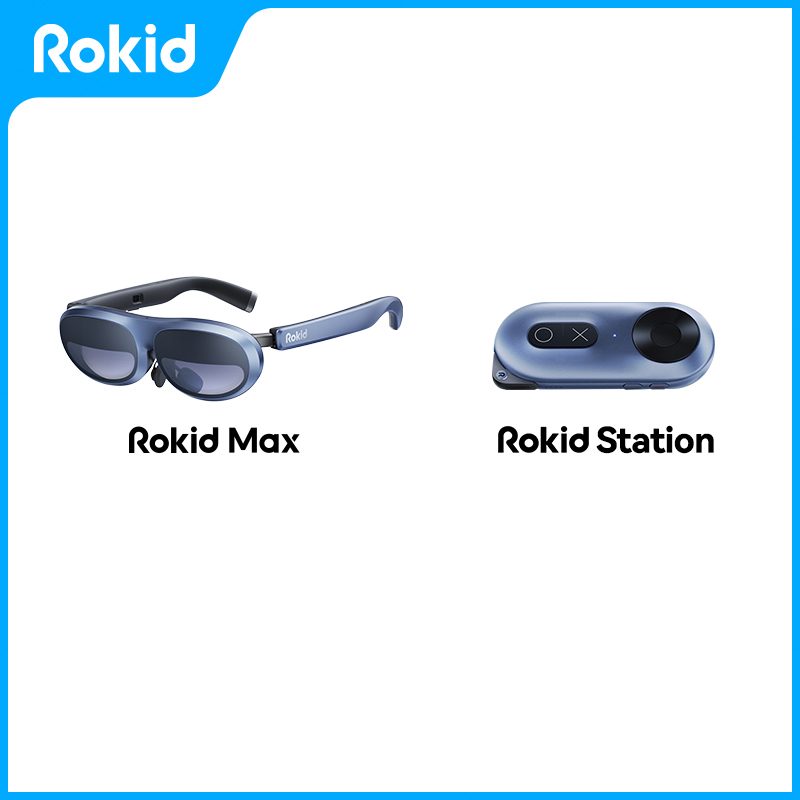 Rokid Max AR 3D Smart Glasses Micro OLED 215”Max screen 50° FoV Viewing For Phones/Switch/PS5 ...