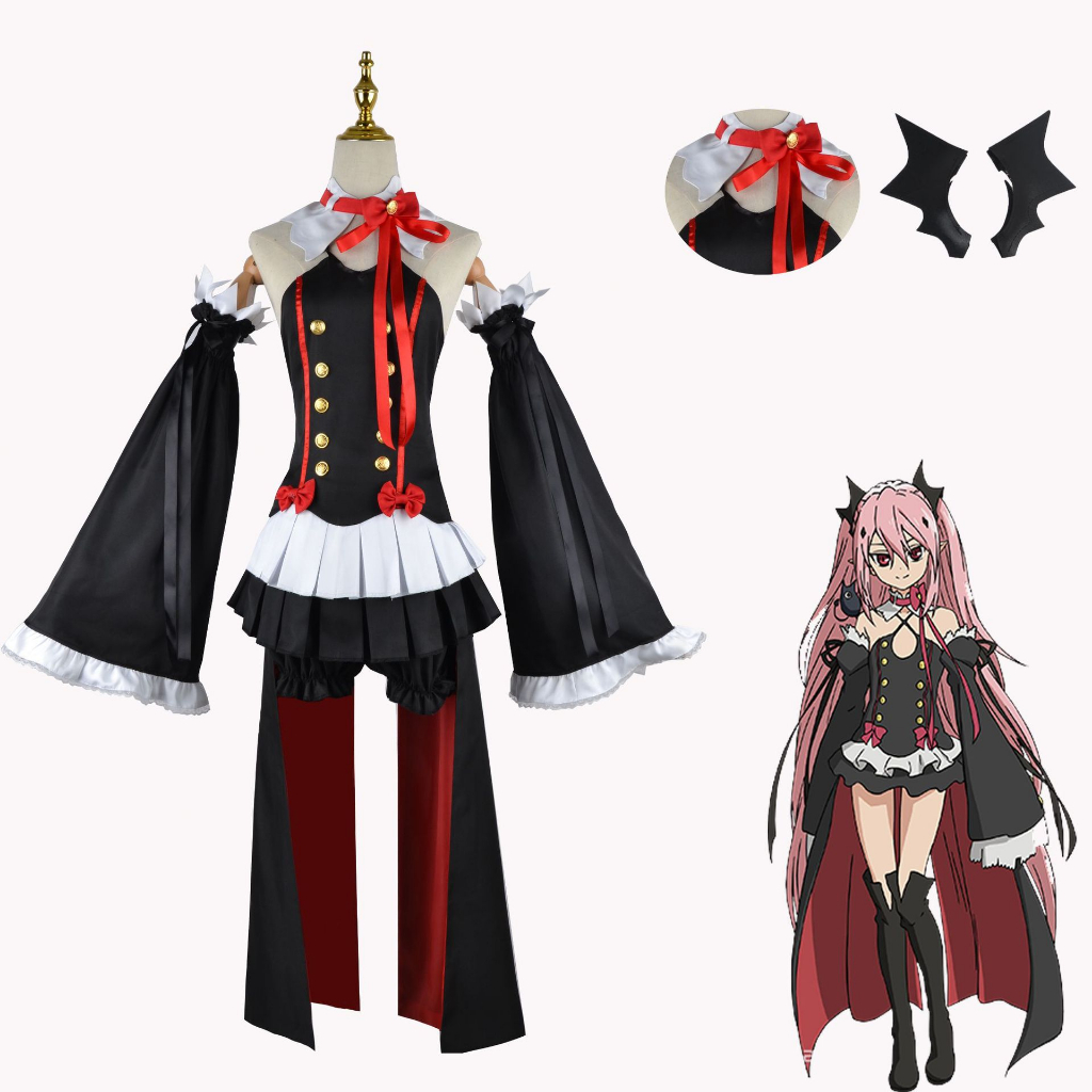 Jingyue WIT STUDIO Impact Krul Tepes Cosplay Costume Wig Halloween ...