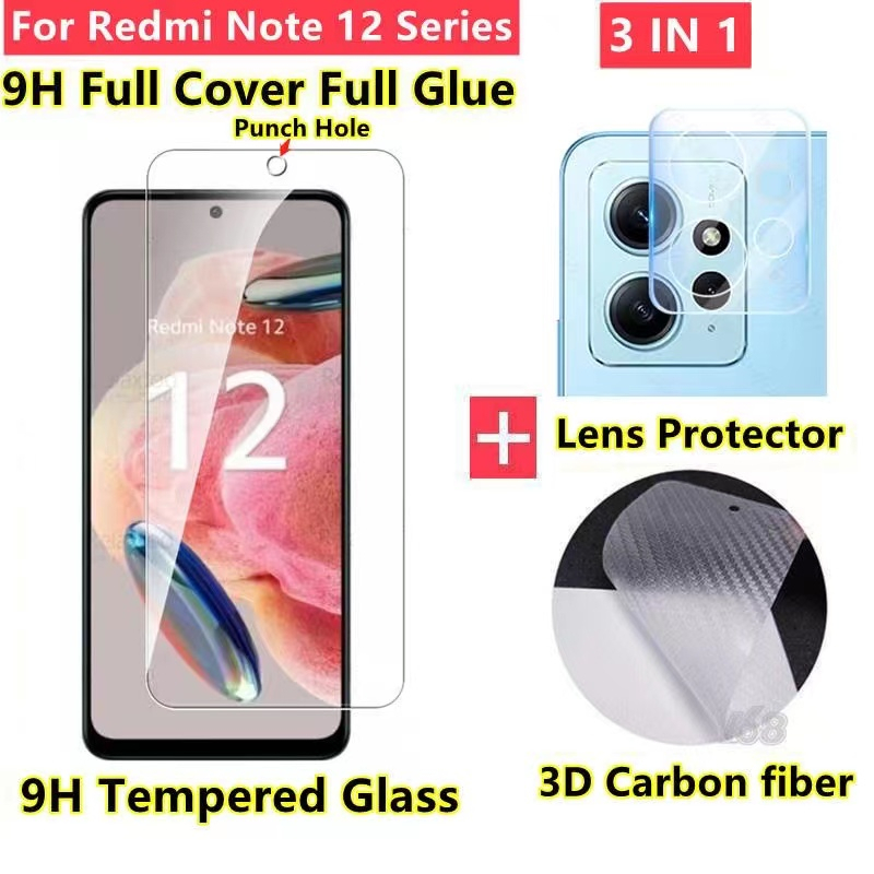 Redmi Note 12 Pro Tempered Glass for Redmi Note 12 Puse 5G 10s 9s 9T 9 ...