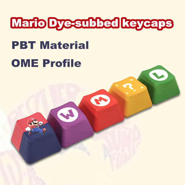 ESC Replacement Keycaps OEM Profile Mario PBT dye sublimation ...