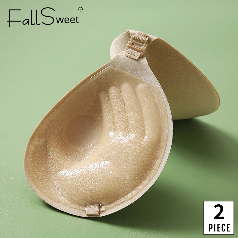 【⚡Stock in PH】FallSweet Invisible Bra Strapless Front Closure Bralette ...
