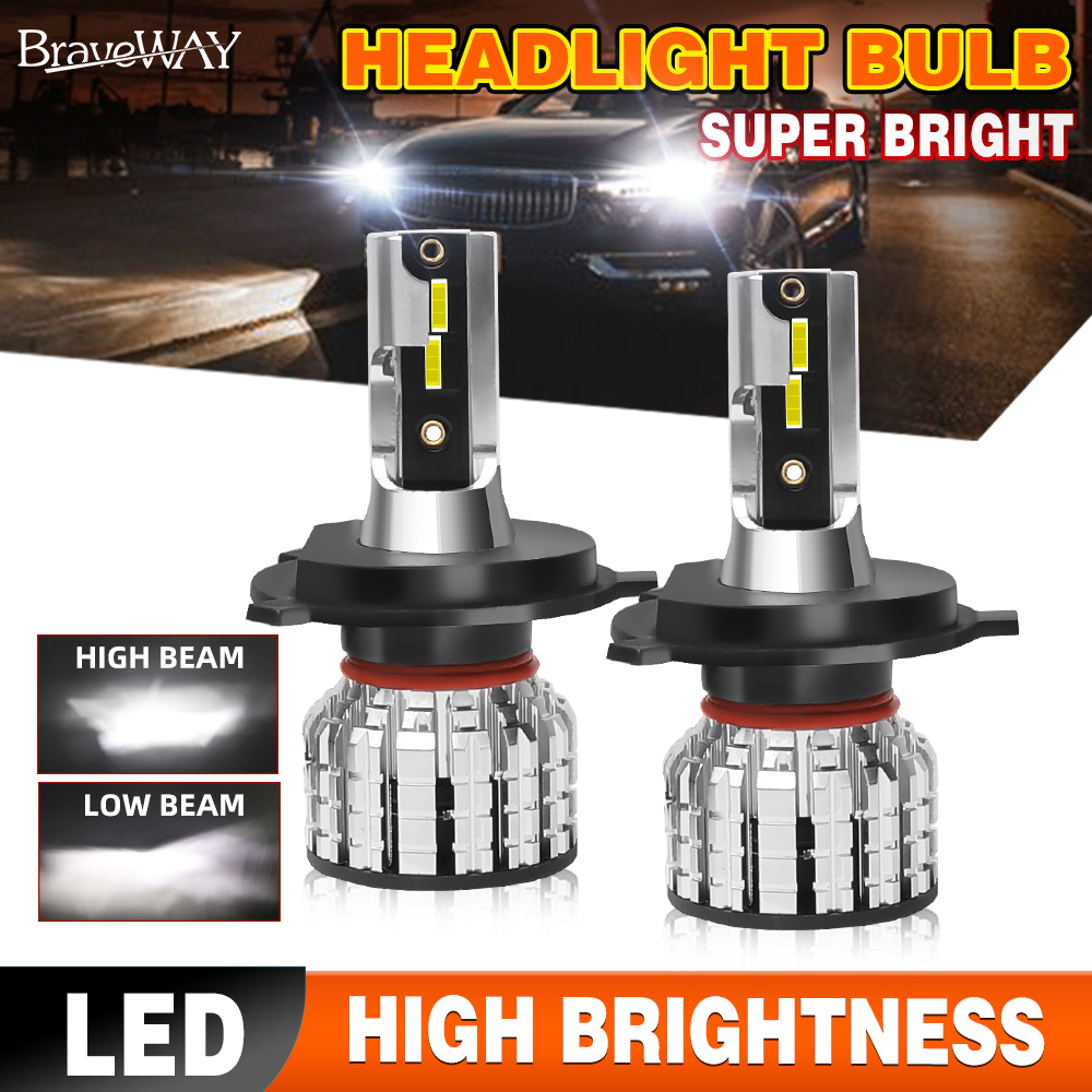 BraveWay H1 H4 H7 LED Canbus H8 H11 9005 HB3 9006 HB4 9012 Hir2 Turbo ...