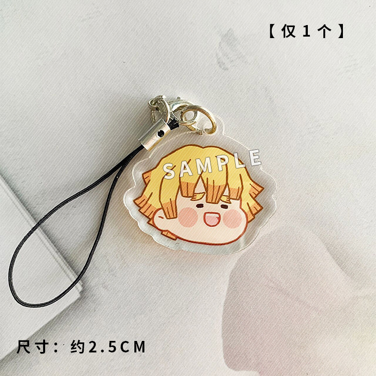Demon Slayer Keychain kimetsu no yaiba Mobile Phone Pendant Kamado ...