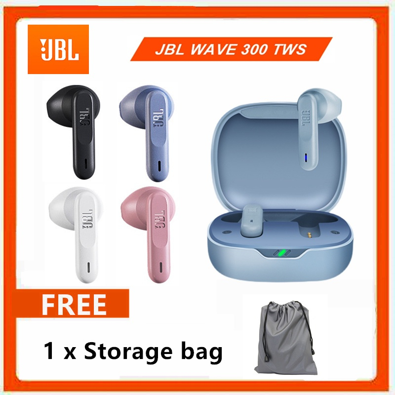 JBL Wave 300 TWS True In-Ear Bluetooth Headset in Charging Case ...