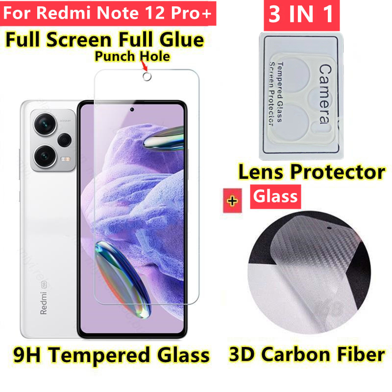 Redmi Note 12 Pro+ Tempered Glass Redmi Note 12 Pro Plus 5G Full Screen ...