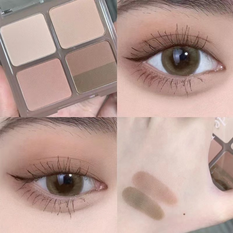 JADED Five-Color Daily Light Face Commuter Full Matte Eyeshadow Palette ...