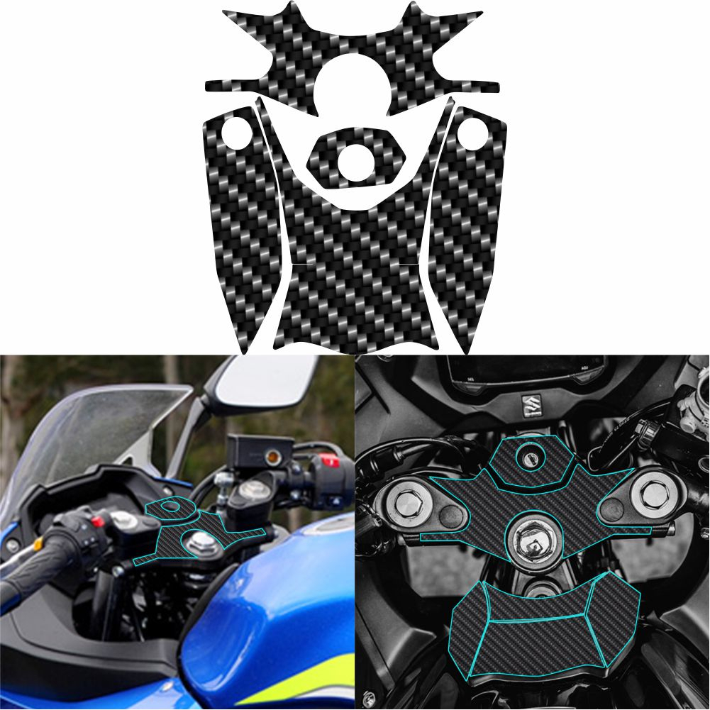 Carbon fiber decorative sticker for Suzuki GSX250R motorcycle handlebar ...