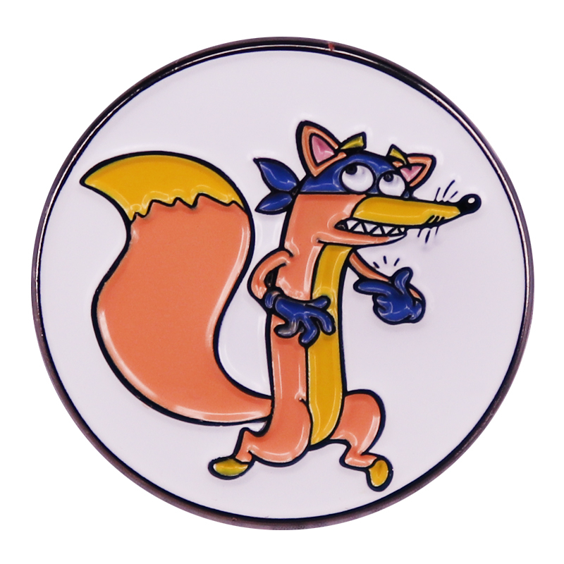 Dora the Explorer Swiper fox enamel pin cartoon badge Brooch Gift ...