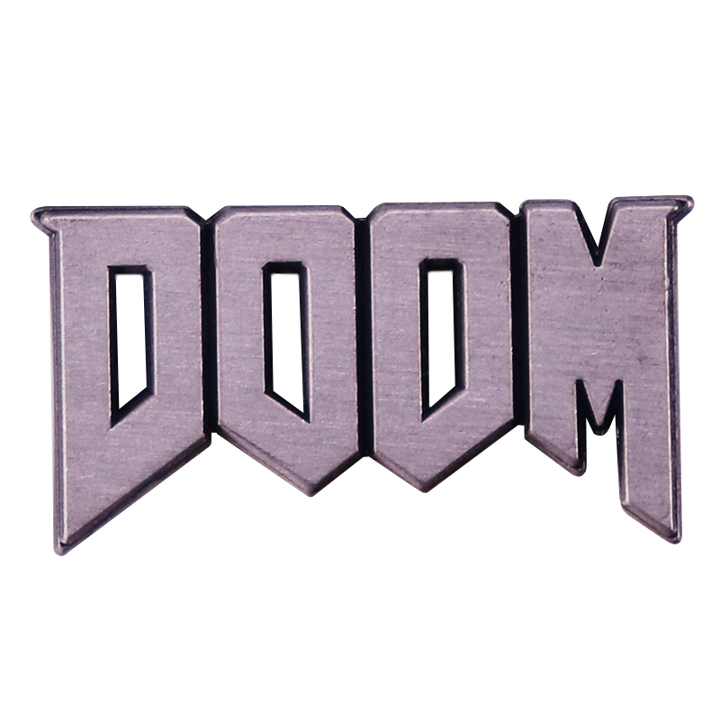 DOOM game enamel pin vintage badge Brooch Gift Backpack Decoration ...