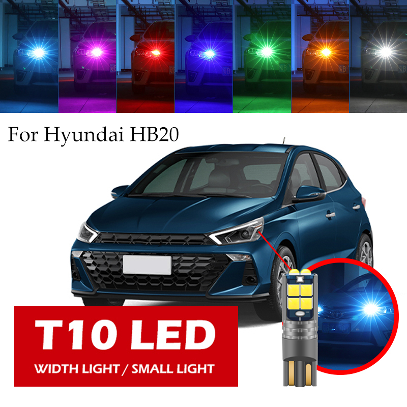 1ps T10 LED W5W For Hyundai HB20 Side Door Light, Small Headlight, Car ...