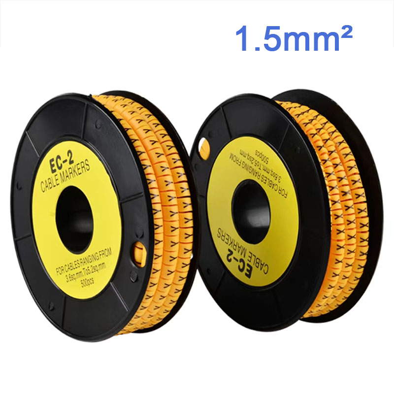 1 Volume Cable Marker Letter A-Z 1.5mm² Colored Wire Spiral Wrapping ...
