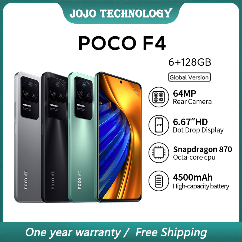 POCO F4 (6+128GB l 8+256GB) Snapdragon® 870 5G 120Hz AMOLED Display 67W ...