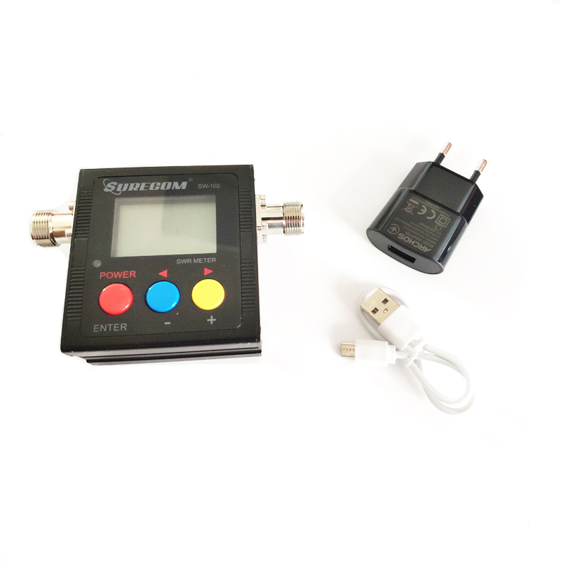 Surecom SW-102 Digital VHF/UHF 125-525Mhz Power & SWR Meter For Two Way ...