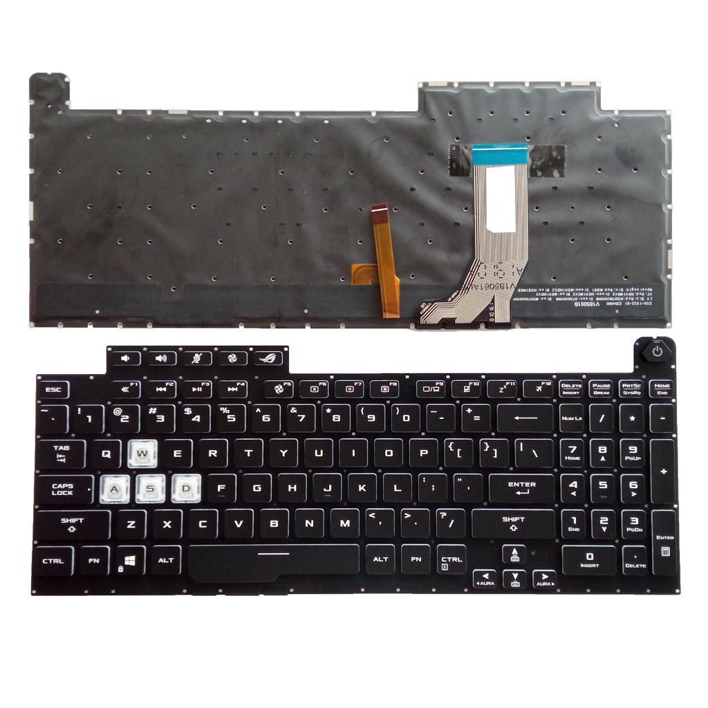 New For ASUS ROG Strix SCAR III G731 G731GW G731GV Keyboard Per key ...