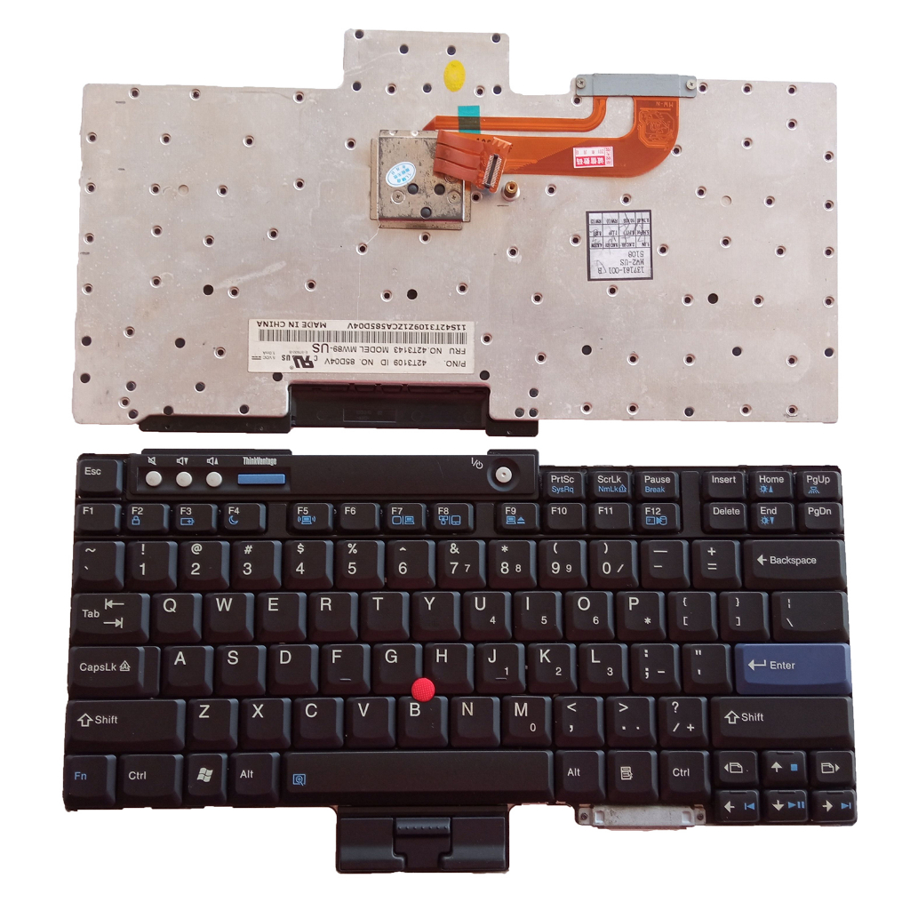 New for LENOVO THINKPAD T60 T61 R60 R61 R400 R500 T400 US Keyboard ...