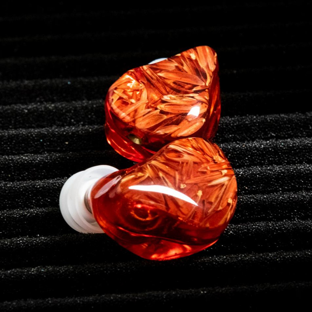 FENGRU Ruby Resin 3D Printing In Ear Earphone 9mm Dual Chamber Nickel ...