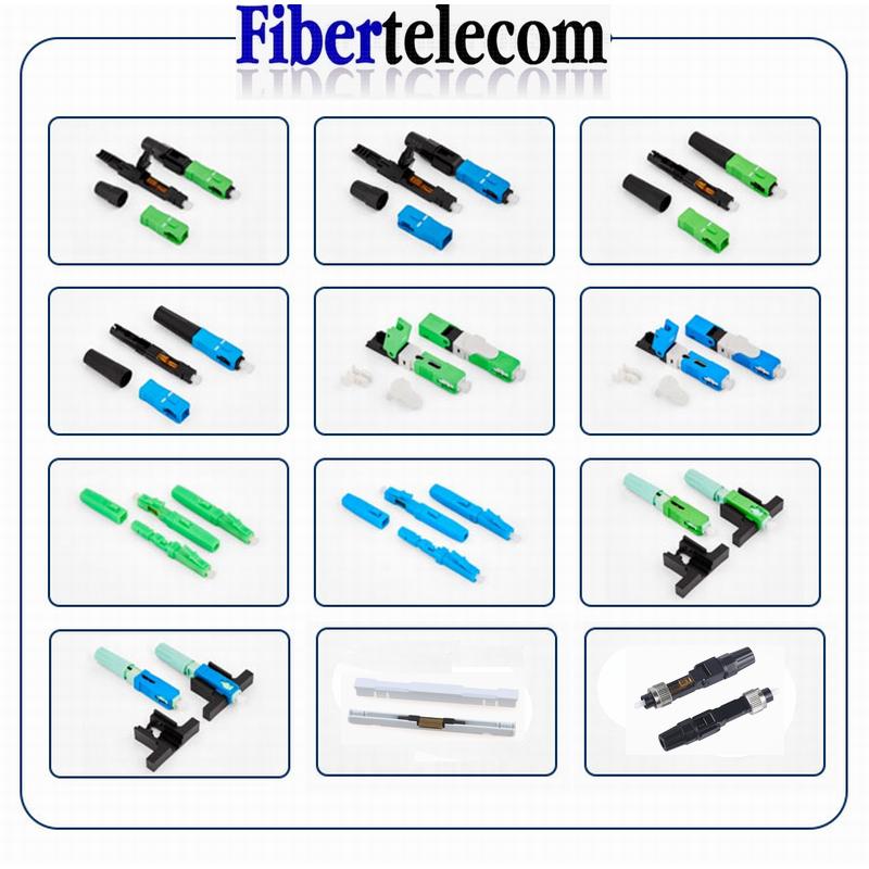 10PCS FTTH SC UPC SC APC Optical Fiber Quick connector butterfly SC ...