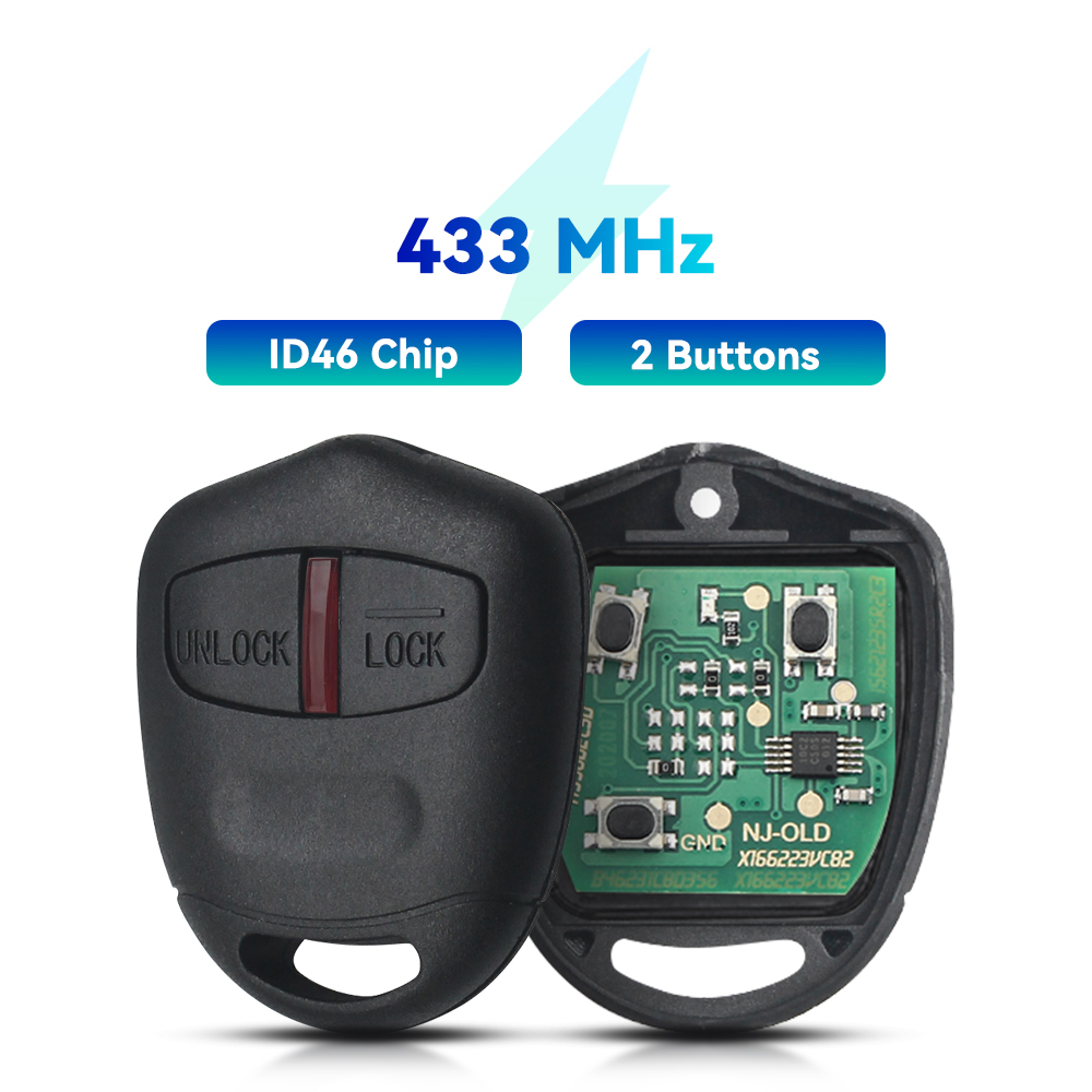 Remote Control Key For Mitsubishi Outlander ASX Lancer Triton Lama ...