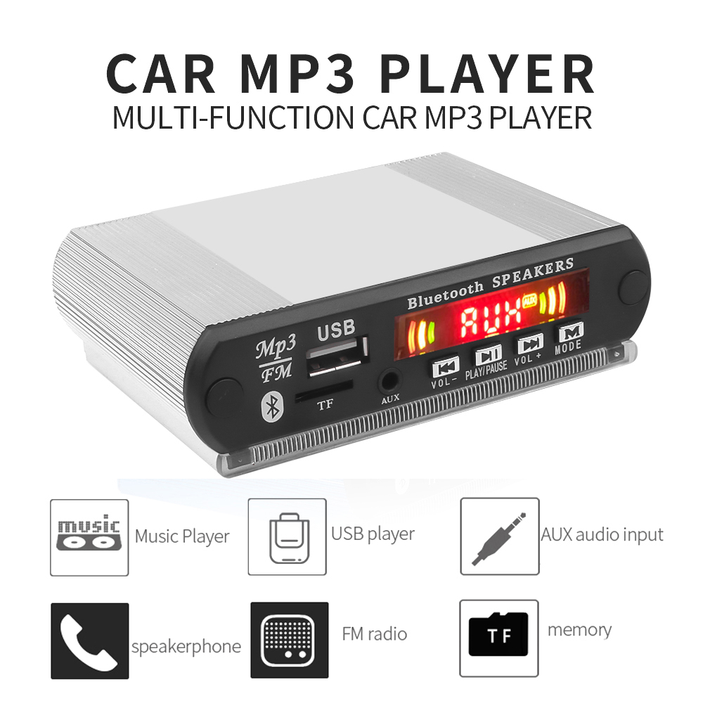DC 12V Wireless Bluetooth MP3 Decoder Board Car Radio MP3 Music Player ...