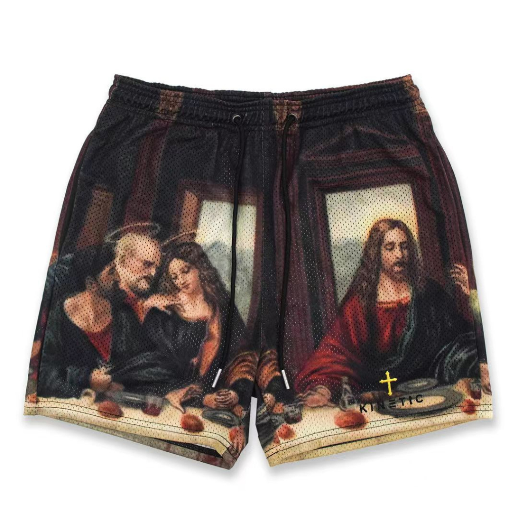 Kinetic Kings "Last Supper" Men's Boxing Fundamental Shorts Quick ...