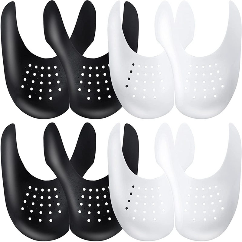 2Pair Crease Protector Shoe Anti Crease Bending Crack Toe Cap Support ...