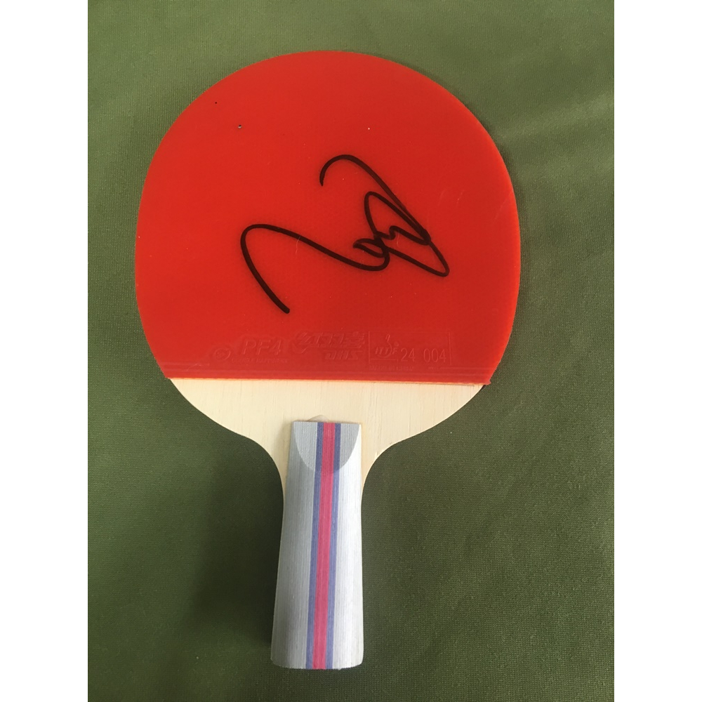 hand signed Table tennis Ma Long autographed table tennis bat | Shopee ...