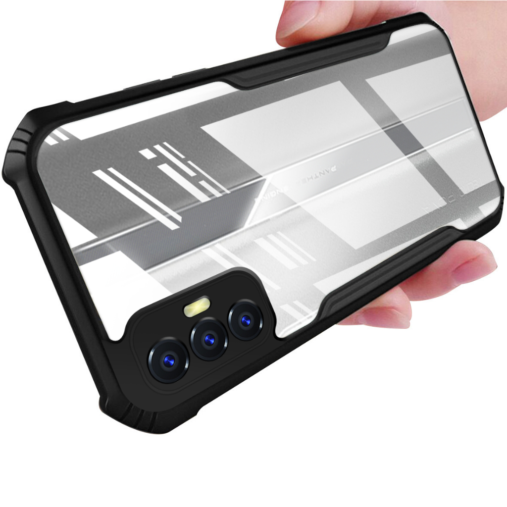 [Ready Stock] Acrylic Transparent Shockproof Casing For Tecno Spark 10 ...