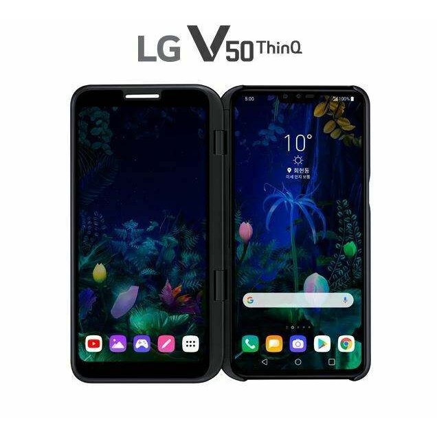 LG V50 ThinQ 5G 6GB RAM 128GB ROM 6.4 Inch Single Dual Screen Snapdragon 855 Smartphone Phone ...