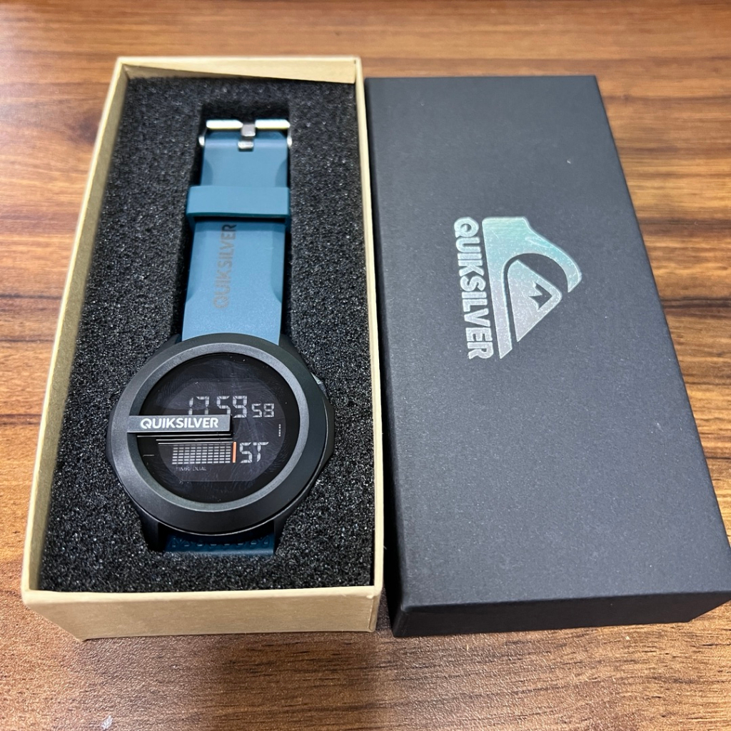 Quiksilver Men Watch Waterproof Digital Male Wrist Watch with Rubber ...