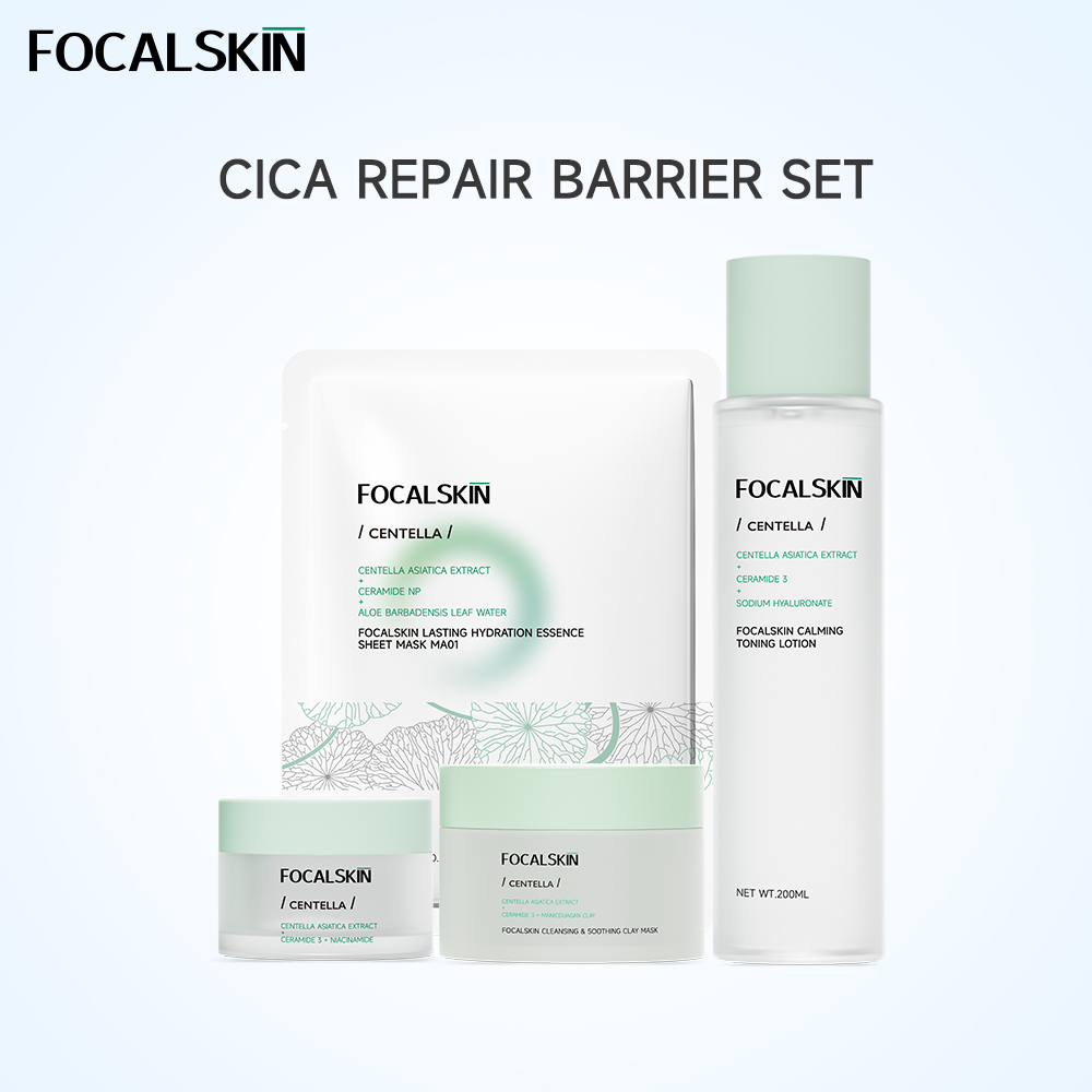 Focalskin Cica Family Set Cleansing Soothing Clay Mask + Hydration ...