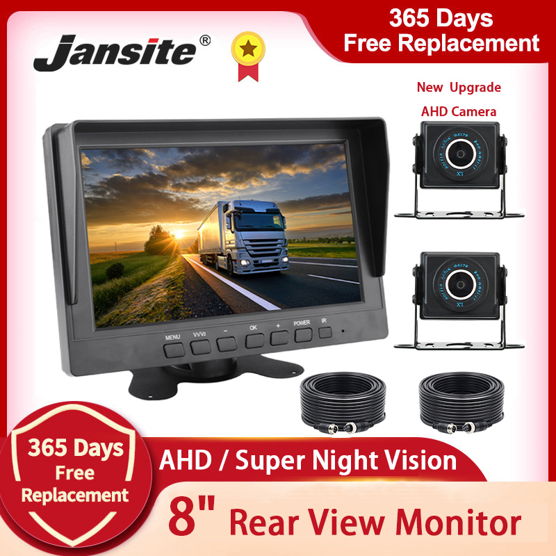 Jansite 7-inch Wired Car Monitor TFT LCD Rear View Camera Ahd Camera ...