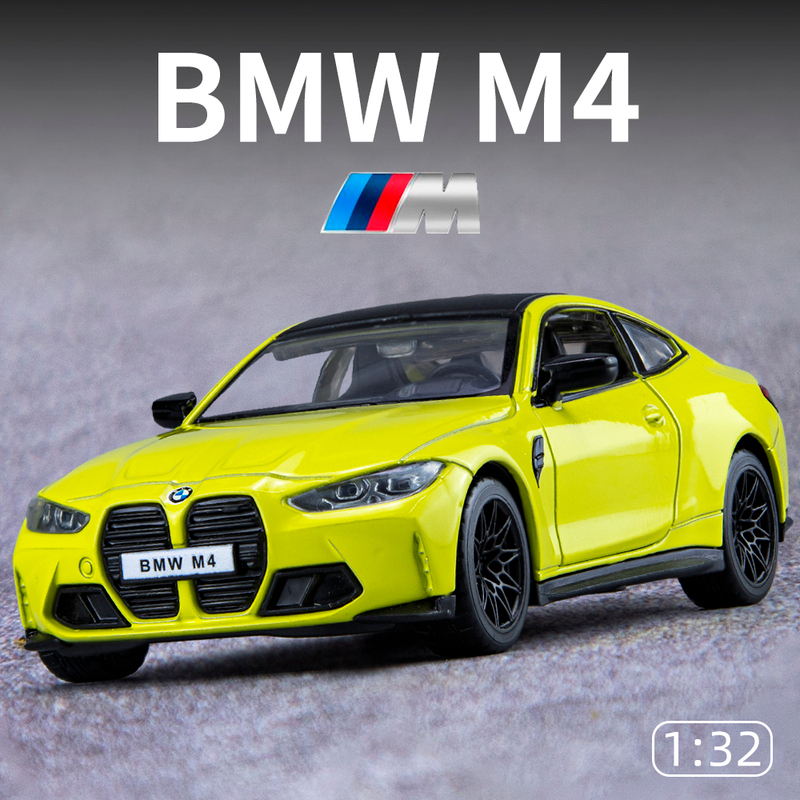 Diecast car 1:34 BMW M4 G82 Mpower Models Alloy Car Diecast Toy Vehicle ...